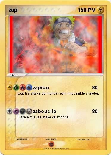 Pokémon zap - zapiou - Ma carte Pokémon