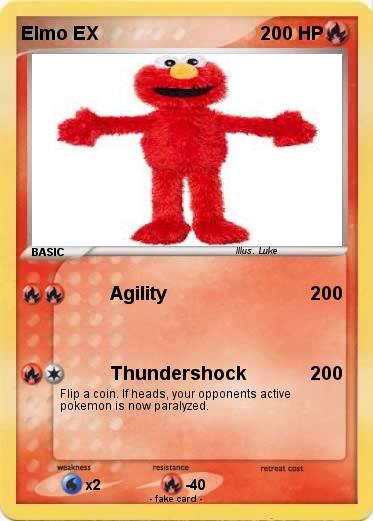Pokémon Elmo EX 17 17 - Agility - My Pokemon Card