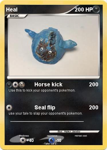 Pokémon Heal 26 26 - Horse kick - My Pokemon Card