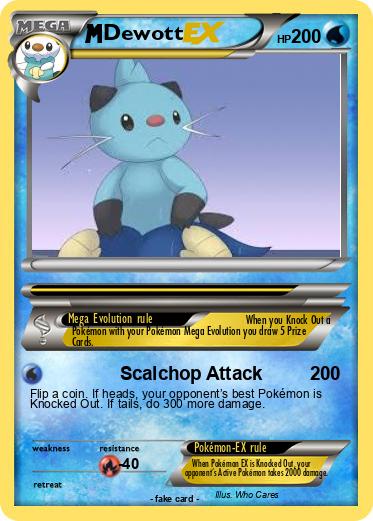 Pokémon Dewott 473 473 - Scalchop Attack - My Pokemon Card