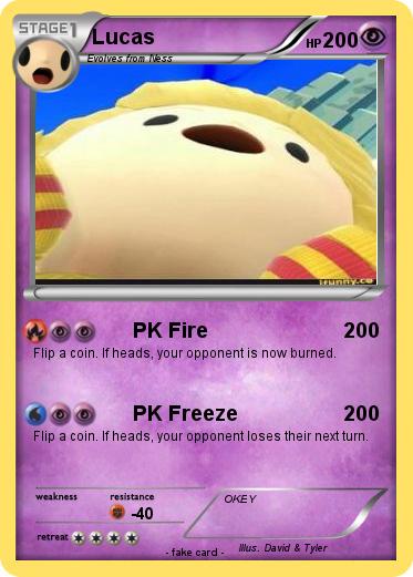 Pokémon Lucas 1513 1513 - PK Fire - My Pokemon Card