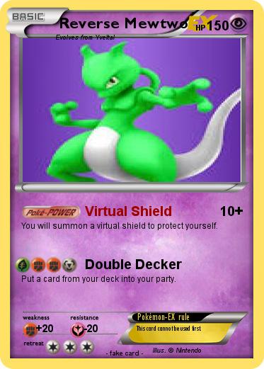 Pokémon Reverse Mewtwo - Virtual Shield - My Pokemon Card