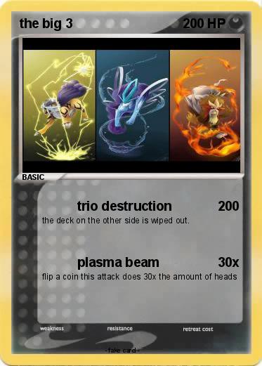 Pokémon the big 3 2 2 - trio destruction - My Pokemon Card