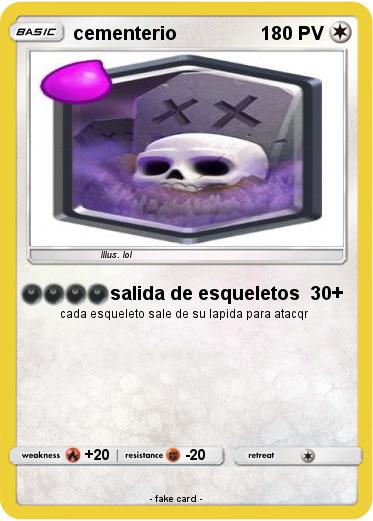 Pokémon cementerio 1 1 - salida de esqueletos - Mi carta pokémon