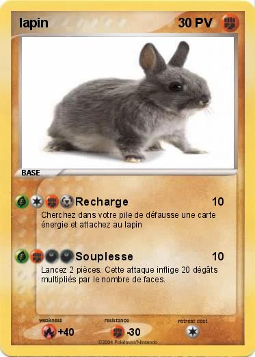 Pokémon lapin 544 544 - Recharge - Ma carte Pokémon
