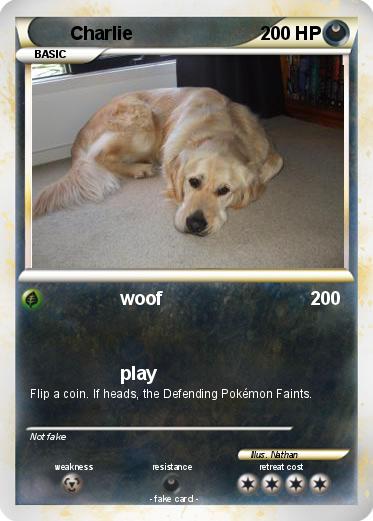 Pokémon Charlie 967 967 - woof - My Pokemon Card