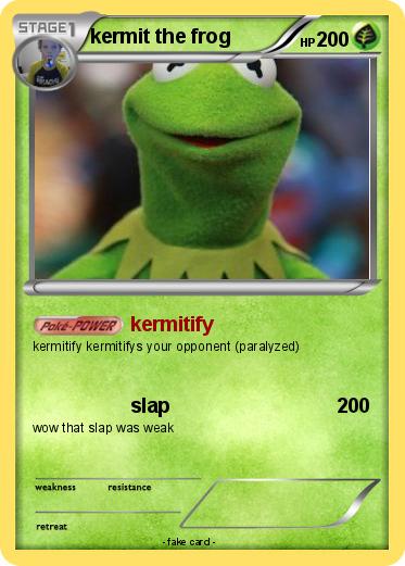 Pokémon kermit the frog 145 145 - kermitify - My Pokemon Card