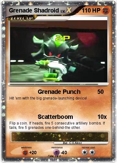 Pokémon Grenade Shadroid - Grenade Punch - My Pokemon Card