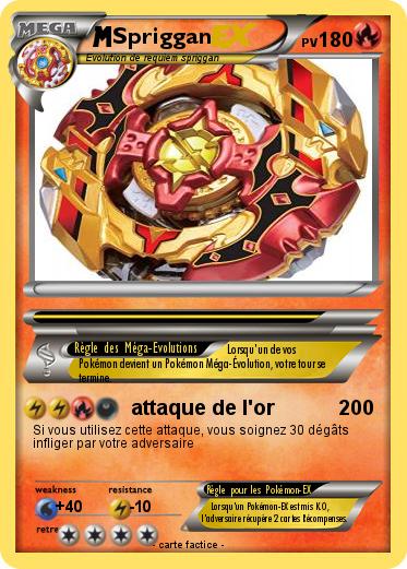 Pokémon Spriggan 10 10 - attaque de l'or - Ma carte Pokémon