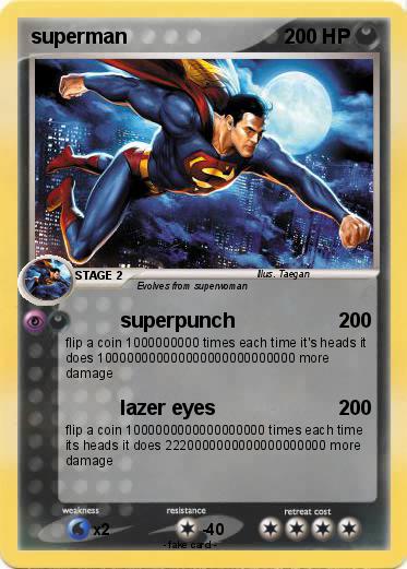 Pokémon superman 609 609 - superpunch - My Pokemon Card