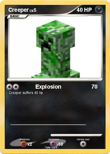 Pokémon Creeper 3971 3971 - Explosion - My Pokemon Card