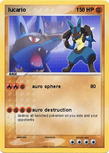Pokémon lucario 921 921 - auro sphere - My Pokemon Card