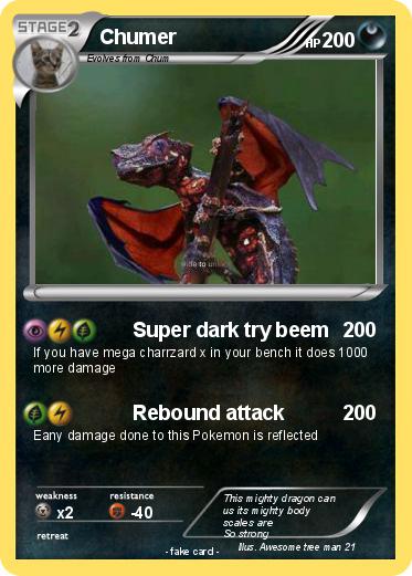 Pokémon Chumer - Super dark try beem - My Pokemon Card