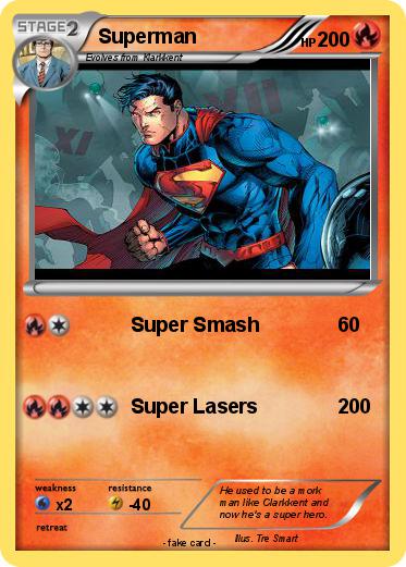 Pokémon Superman 492 492 - Super Smash - My Pokemon Card