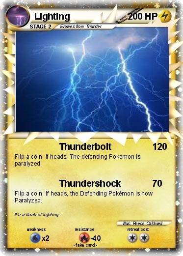 Pokémon Lighting 483 483 - Thunderbolt - My Pokemon Card