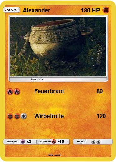 Pokémon Alexander 501 501 - Feuerbrant - My Pokemon Card