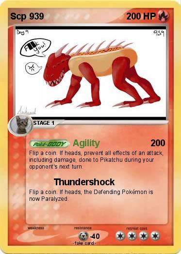 Pokémon Scp 939 19 19 - Agility - My Pokemon Card