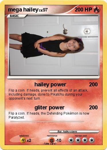 Pokémon mega hailey - hailey power - My Pokemon Card