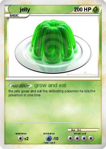 Pokémon jelly 147 147 - grow and eat - My Pokemon Card