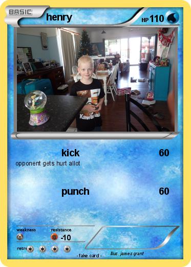Pokémon henry 432 432 - kick - My Pokemon Card