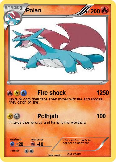 Pokémon Polan 2 2 - Fire shock - My Pokemon Card