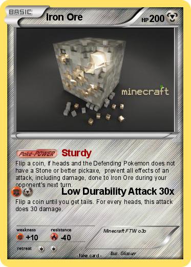 Pokémon Iron Ore 6 6 - Sturdy - My Pokemon Card