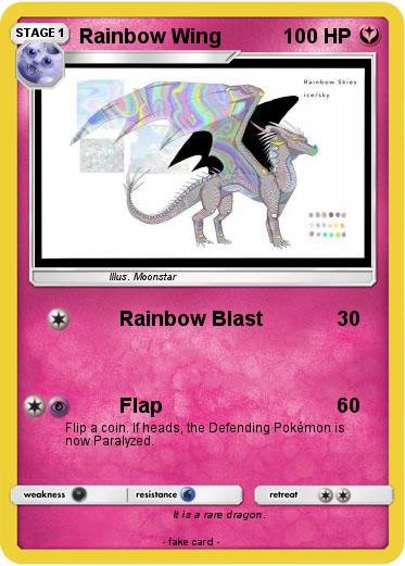 Pokémon Rainbow Wing 1 1 - Rainbow Blast - My Pokemon Card