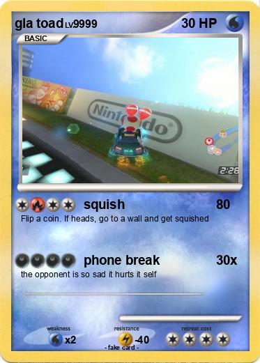 Pokémon gla toad - squish - My Pokemon Card