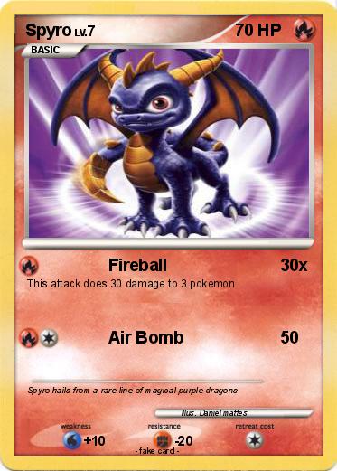 Pokémon Spyro 1003 1003 - Fireball - My Pokemon Card