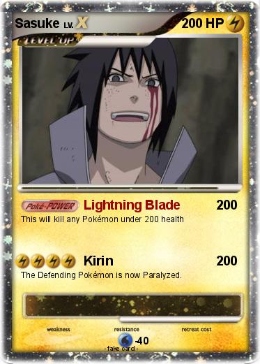 Pokémon Sasuke 4965 4965 - Lightning Blade - My Pokemon Card