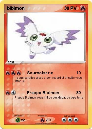 Pokémon bibimon - Sournoiserie - Ma carte Pokémon