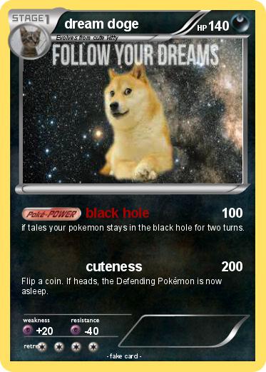 Pokémon dream doge 2 2 - black hole - My Pokemon Card