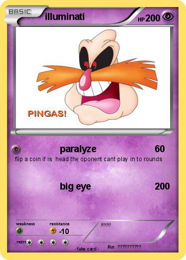 Pokémon illuminati 526 526 - paralyze - My Pokemon Card
