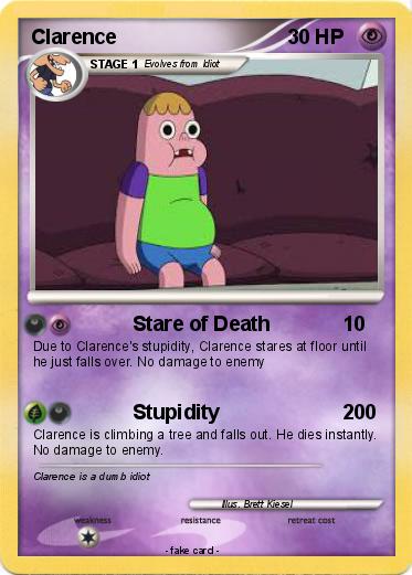 Pokémon Clarence 26 26 - Stare of Death - My Pokemon Card