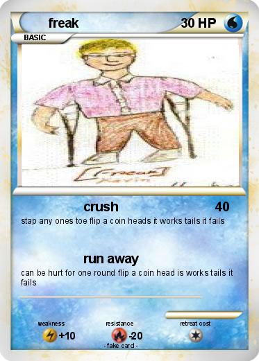 Pokémon freak 90 90 - crush - My Pokemon Card
