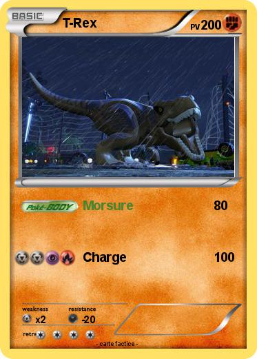 Pokémon T Rex 835 835 - Morsure - Ma carte Pokémon