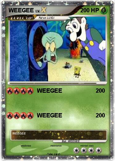 Pokémon WEEGEE 1299 1299 - WEEGEE - My Pokemon Card