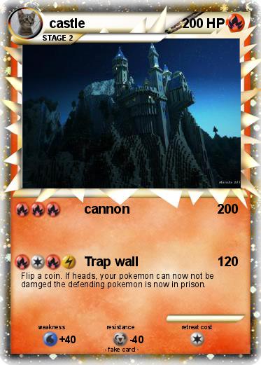 Pokémon castle 91 91 - cannon - My Pokemon Card