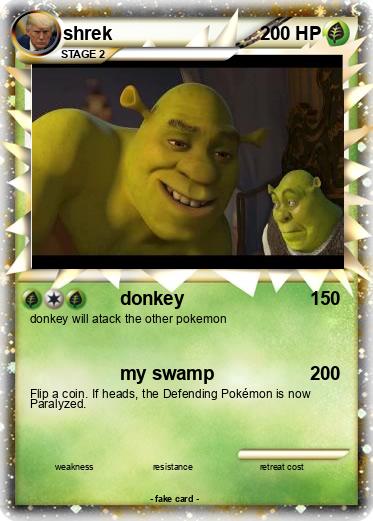Pokémon shrek 2103 2103 - donkey - My Pokemon Card
