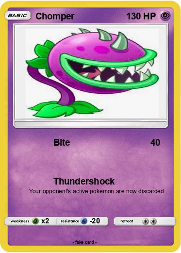 Pokémon Chomper 216 216 - Bite - My Pokemon Card