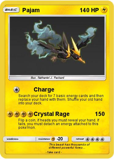 Pokémon Pajam - Charge - My Pokemon Card