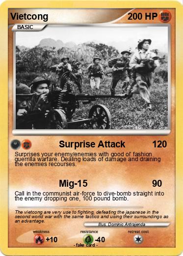 Pokémon Vietcong 3 3 - Surprise Attack - My Pokemon Card