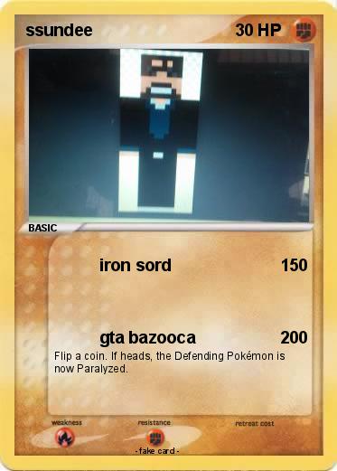 Pokémon ssundee 80 80 - iron sord - My Pokemon Card