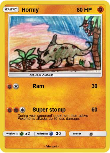 Pokémon Hornly - Ram - My Pokemon Card