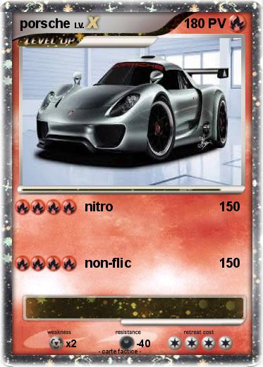 Pokémon porsche 145 145 - nitro - Ma carte Pokémon