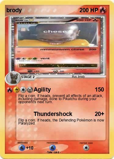 Pokémon brody 185 185 - Agility - My Pokemon Card