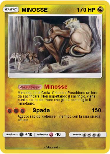 Pokémon MINOSSE 3 3 - Minosse - My Pokemon Card