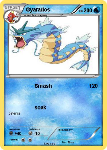 Pokémon Gyarados 590 590 - Smash - My Pokemon Card