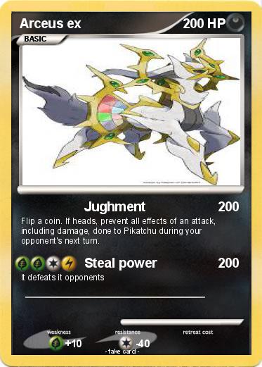 Pokémon Arceus ex 479 479 - Jughment - My Pokemon Card
