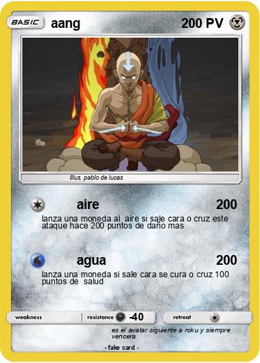 Pokémon aang 312 312 - aire - Mi carta pokémon